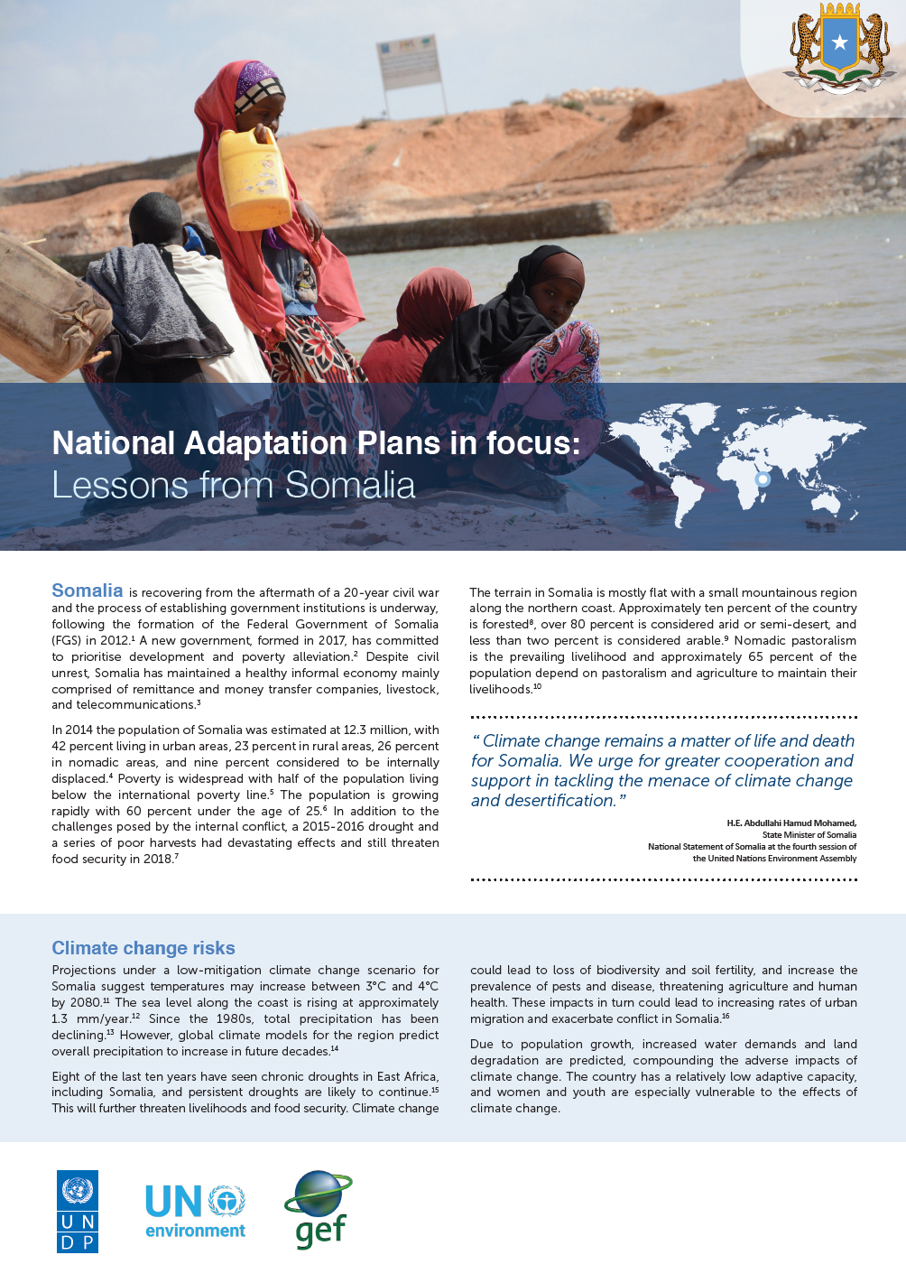 National Adaptation Plans in focus: Lessons from Somalia | UNDP Climate Change Adaptation