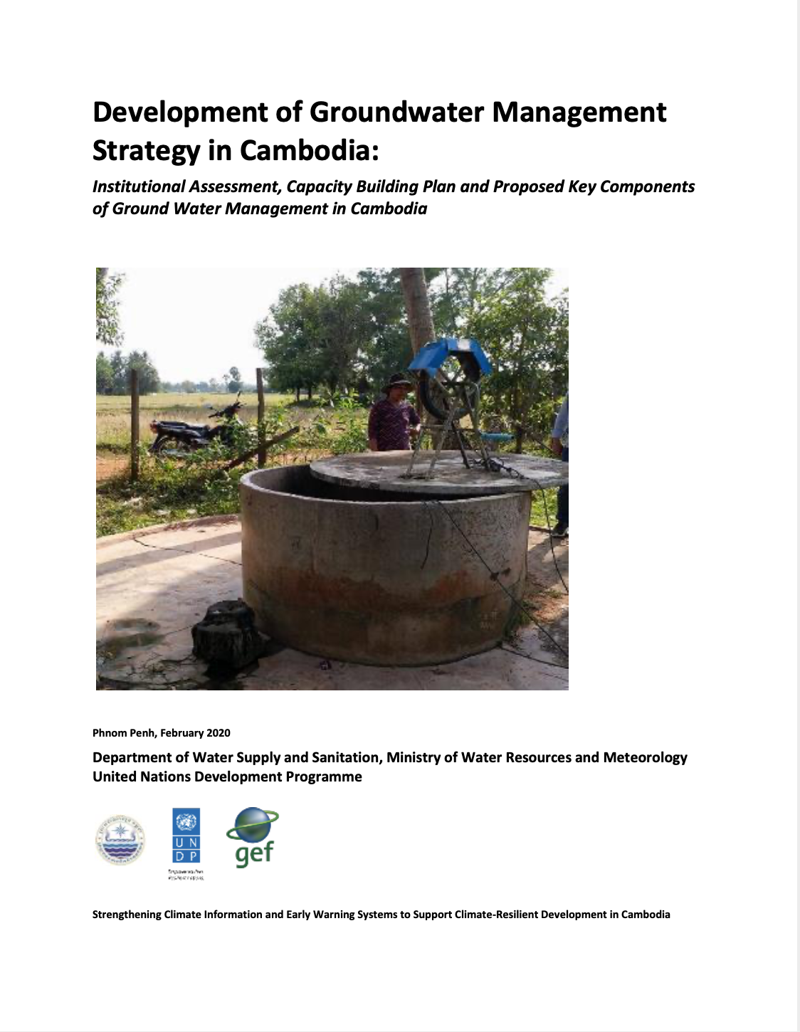 Development of Groundwater Management Strategy in Cambodia ...